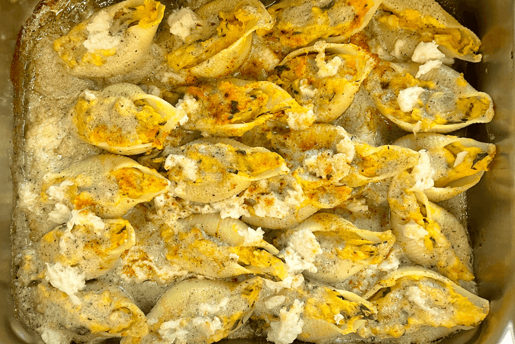 Butternut Stuffed Shells With Sage Cream Sauce – Miyoko's Creamery