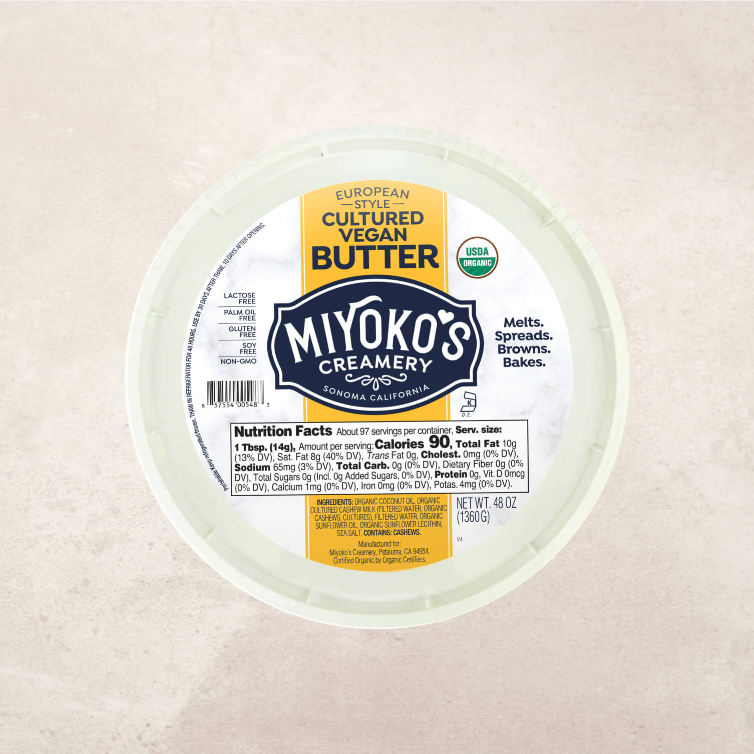Miyoko's Organic Vegan Butter | Miyoko's Creamery