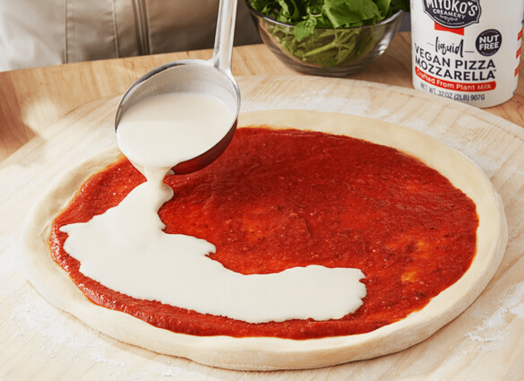 Nut Free – Pourable Pizza Mozzarella – Miyoko's Creamery