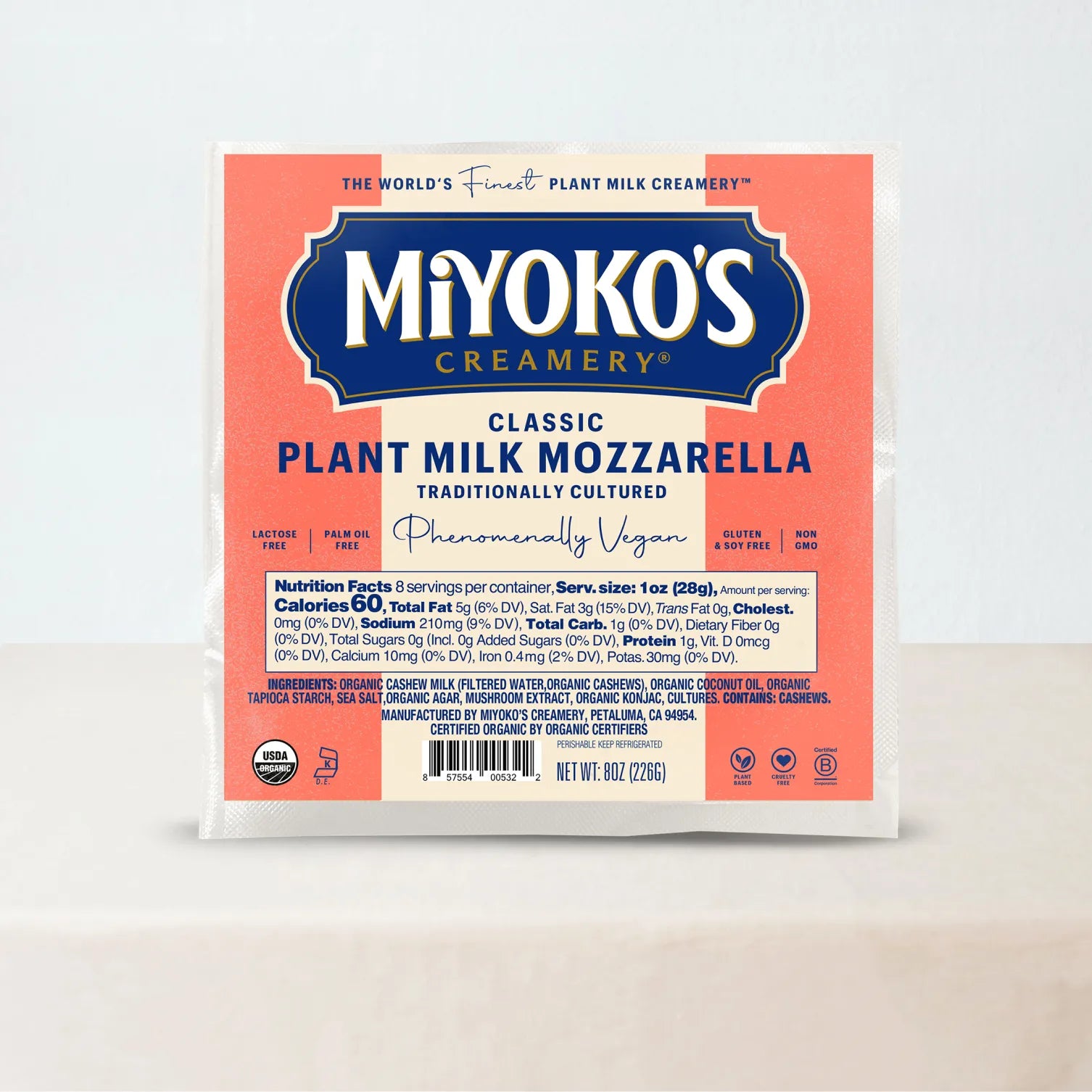 Fresh Plant Milk Mozzarella Classic – Miyoko's Creamery